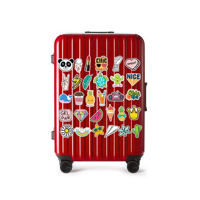 25/50/100 Colourful Vinyl Stickers Die Cut Decal Set - Etsy UK