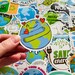 25/50 Vinyl Environment Stickers, Die Cut Decal Set, Waterproof ...
