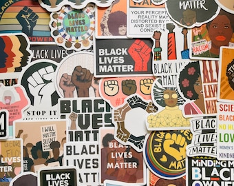 25/50 Vinyl Black White Theme Stickers, Die Cut Decal Set, Waterproof ...