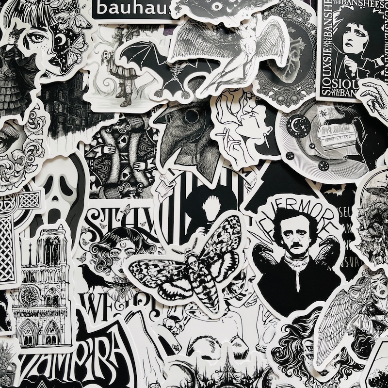 Goth Stickers - Etsy