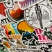 25/50 Vinyl Mountain Bike Stickers, Die Cut Decal Set, Waterproof ...