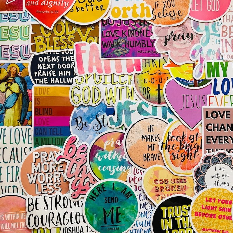 Religious Sticker - Etsy