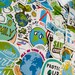 25/50 Vinyl Environment Stickers, Die Cut Decal Set, Waterproof ...