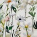20 Vinyl Transparent White Flower Sticker Pack, Waterproof Reusable Set ...