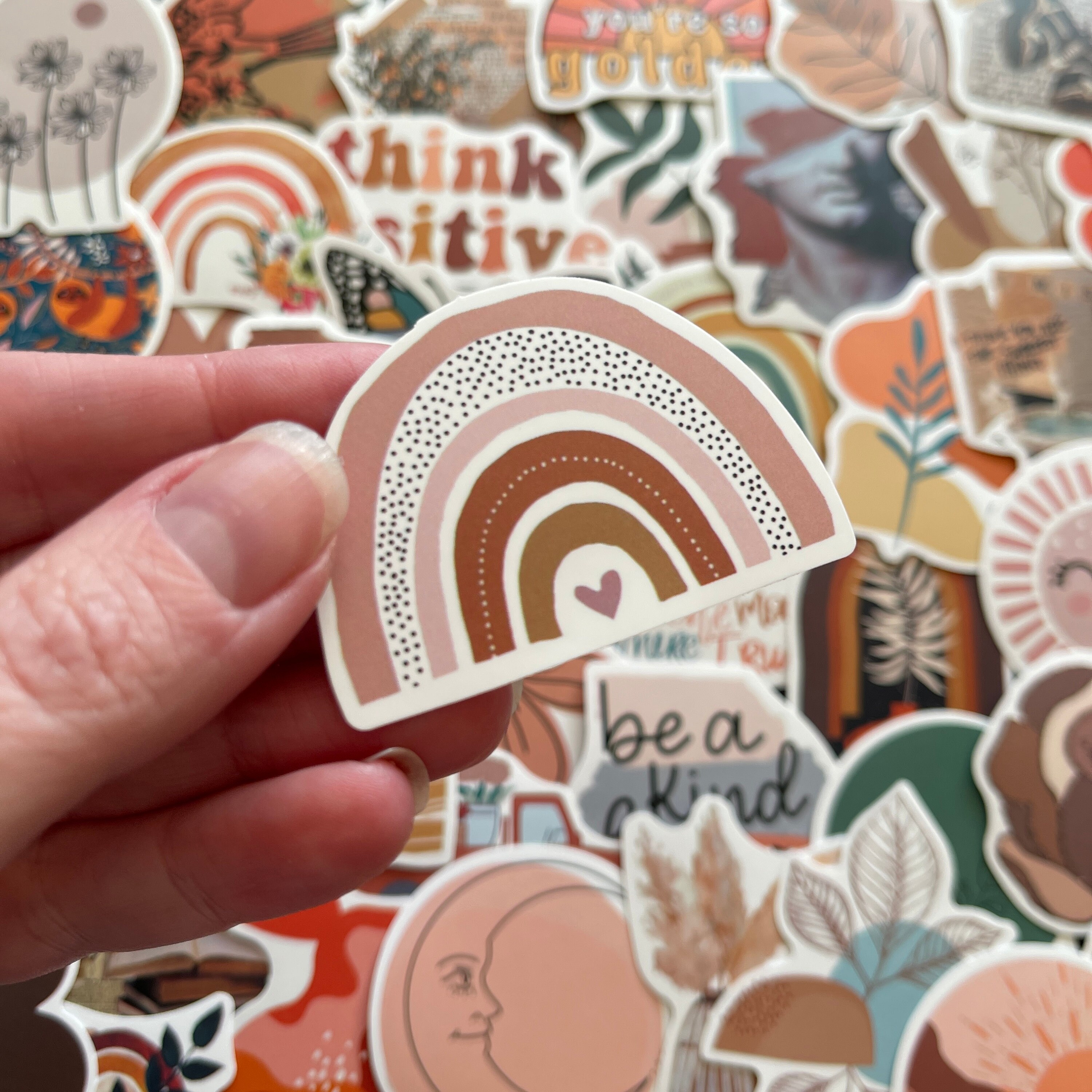 25/50 Vinyl Neutral Stickers Die Cut Decal Set Waterproof - Etsy UK