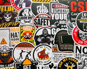 25/50 Vinyl Electrician Stickers Die Cut Decal Set | Etsy