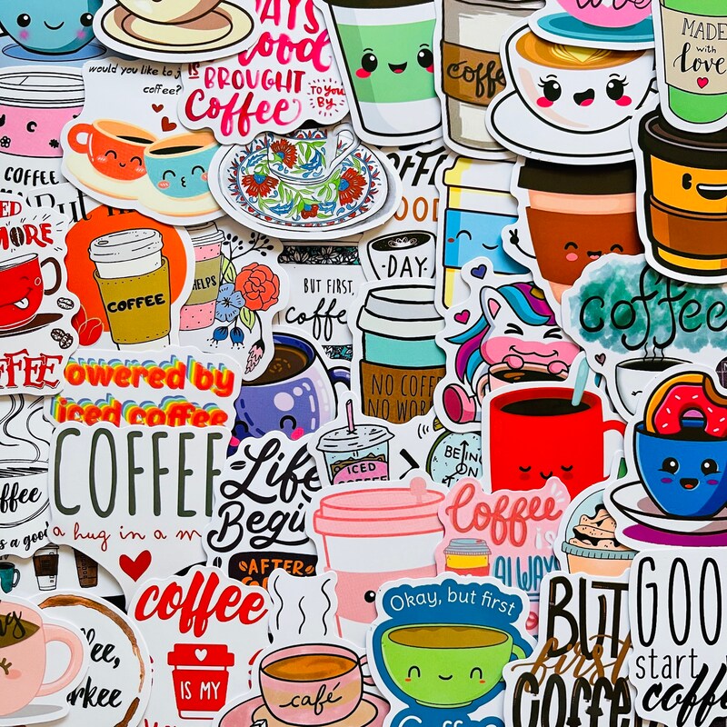 Coffee Machines Decals - Etsy UK