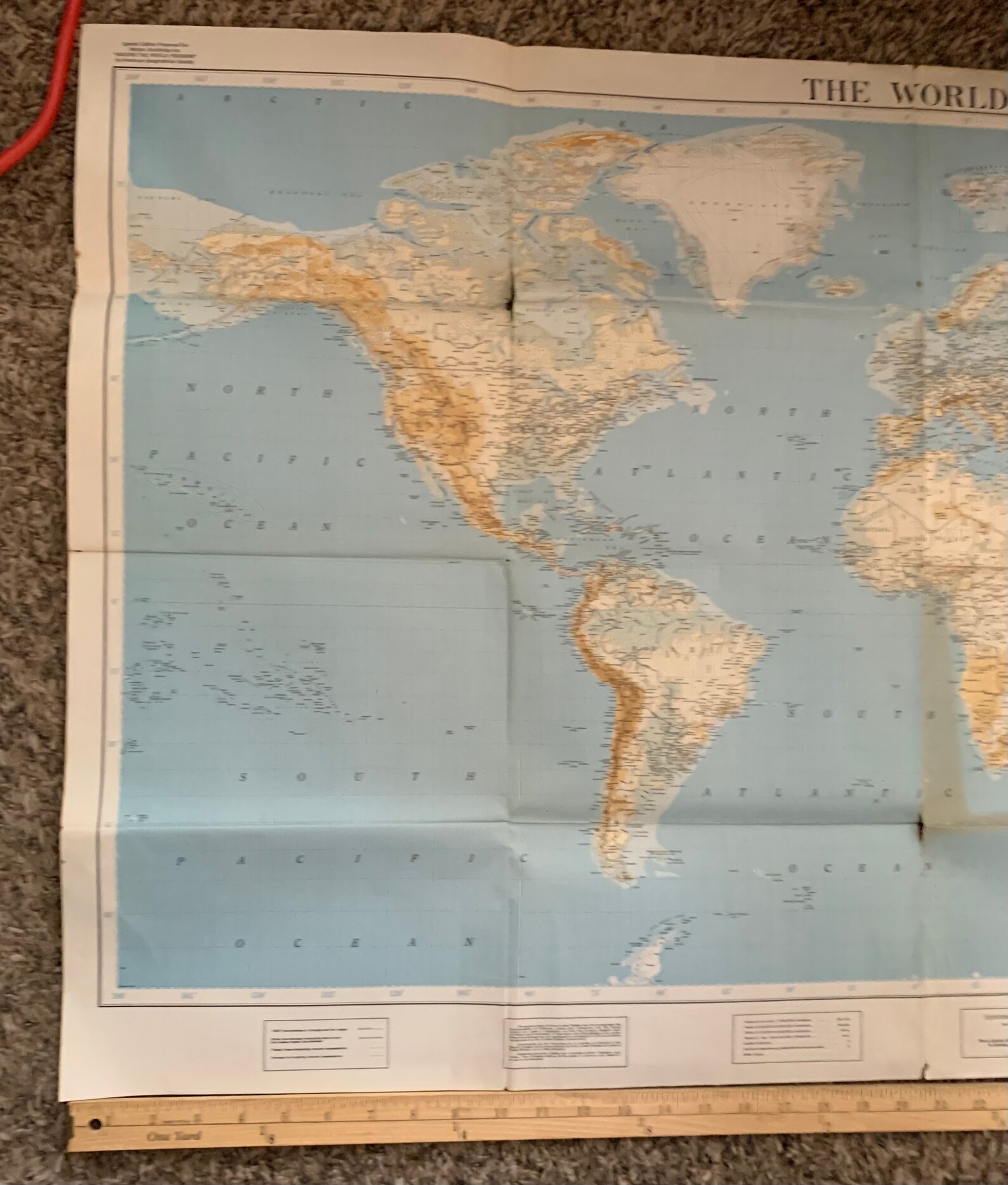 Vintage Original 1937 the World Map Great Shape - Etsy