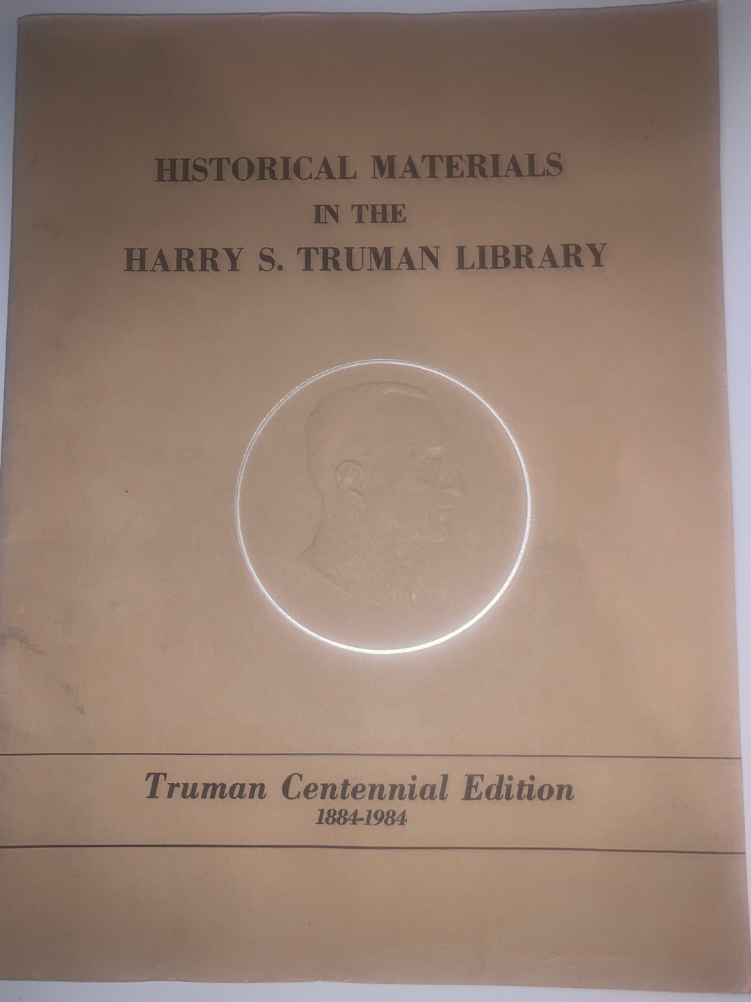 Vintage Historical Materials in the Harry S Truman Library Truman ...