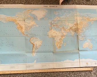 1937 World Map - Etsy