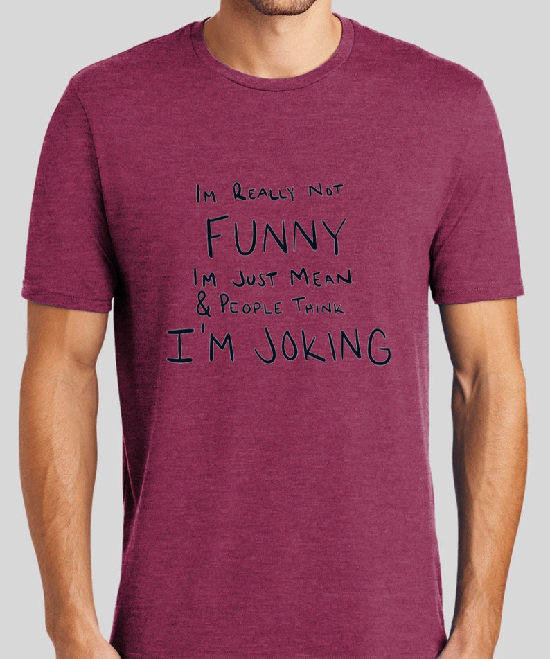 I’m Really Not Funny I’m Just Mean and People Think I’m Joking Png File ...