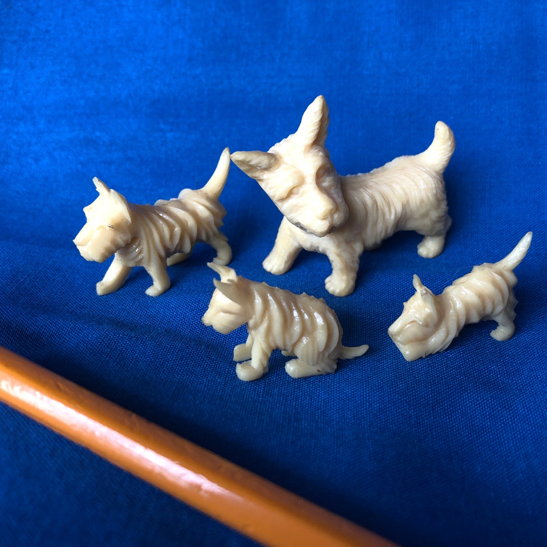 Vintage Miniature Scottie Dogs - Etsy