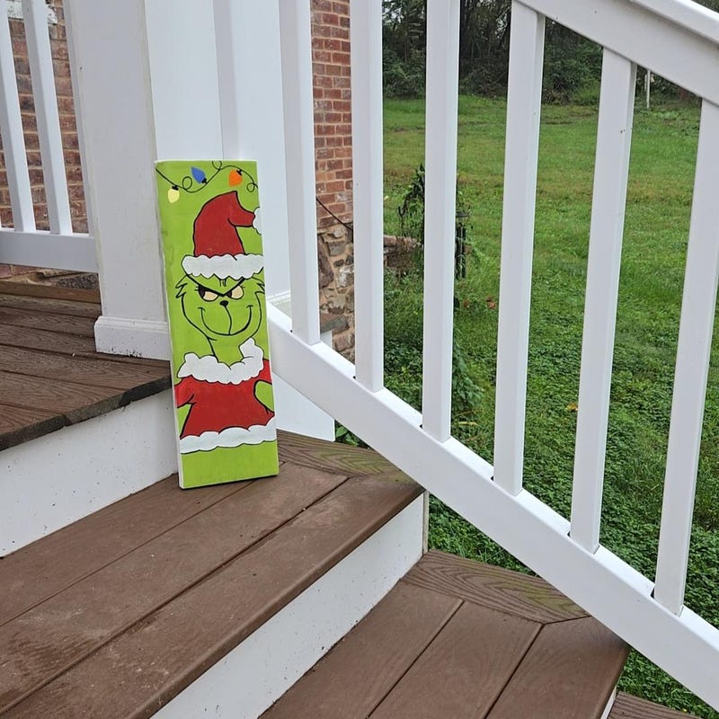 Grinch Wall Decor - Etsy
