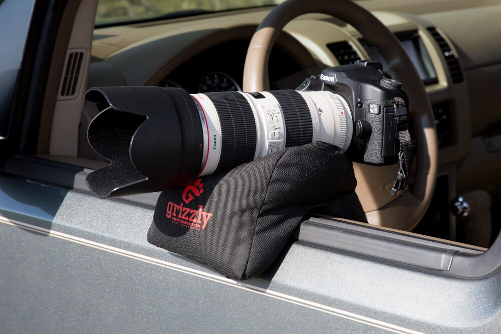 Grizzly Camera Bean Bag (MEDIUM BLACK), Photography Bean Bag, Video ...