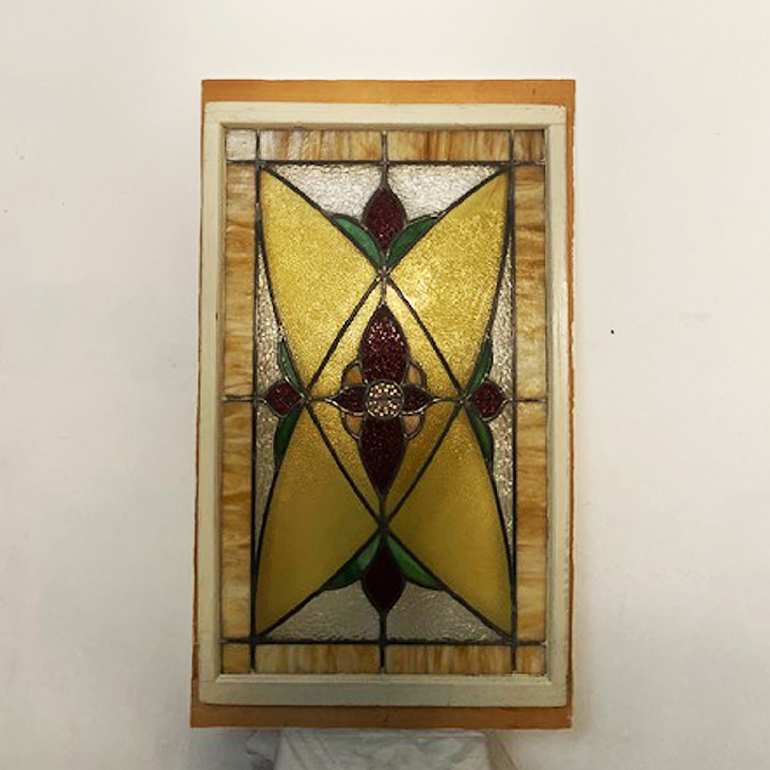 Victorian Stained Glass Panel C1880 - Etsy