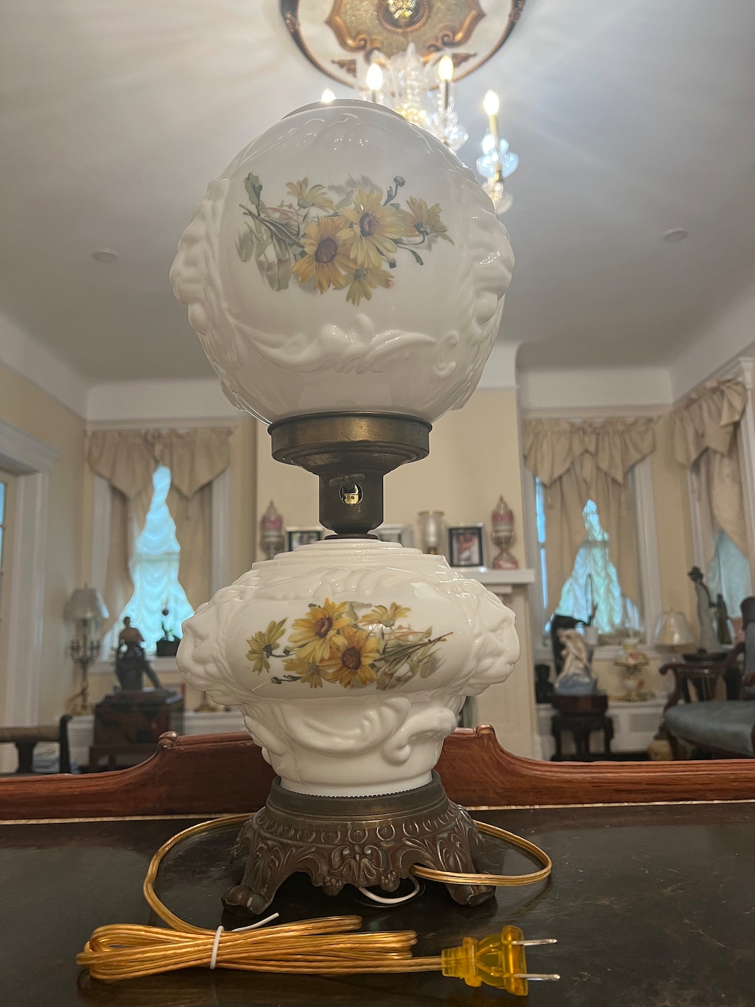 Vintage Gone With the Wind Sun God Lamp Newly Rewired, Great Condition ...