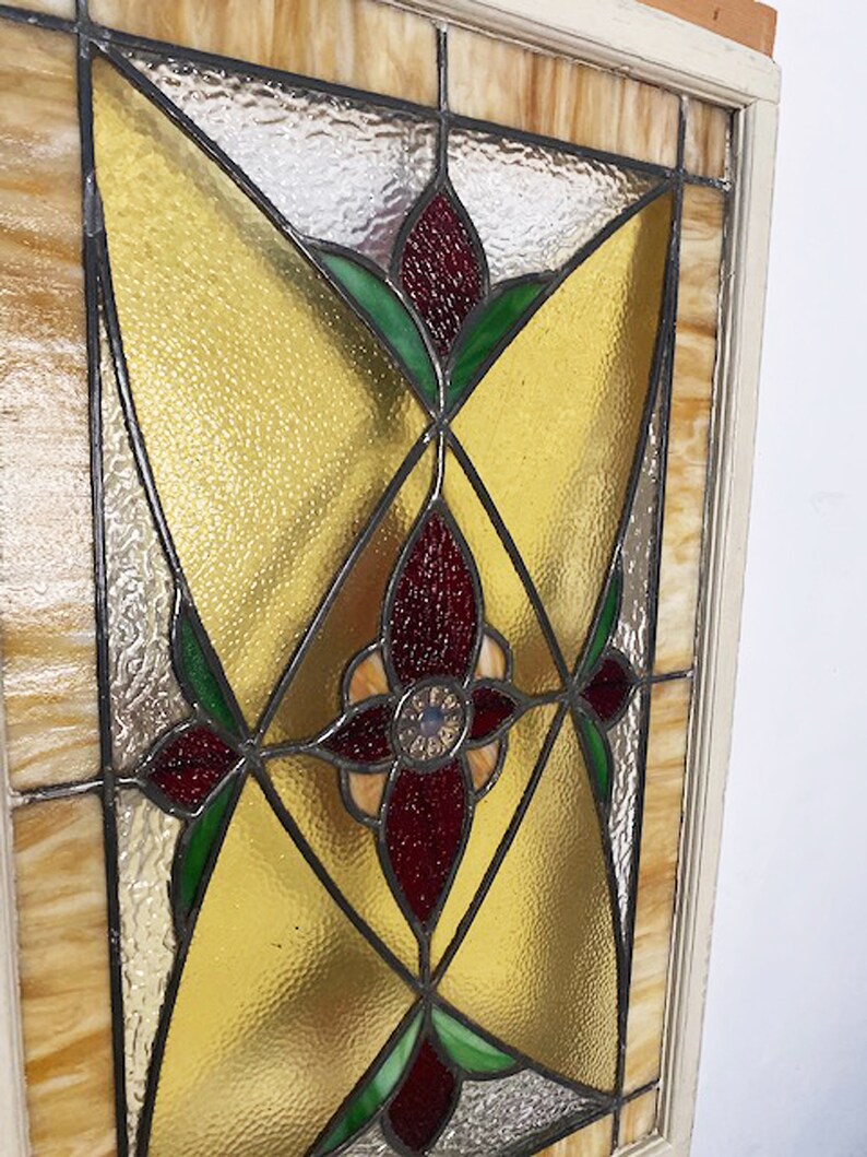 Victorian Stained Glass Panel C1880 - Etsy