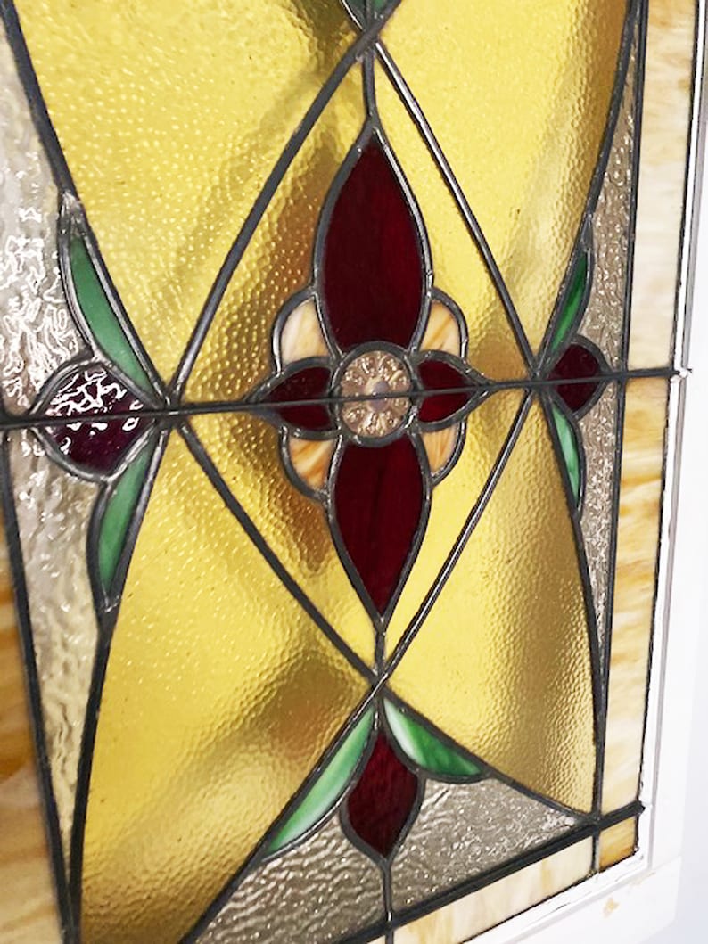 Victorian Stained Glass Panel C1880 - Etsy