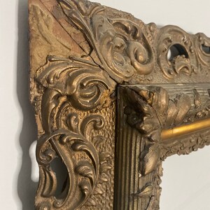 Antique 19th Century Filigree Ornate Gilt Frame - Etsy