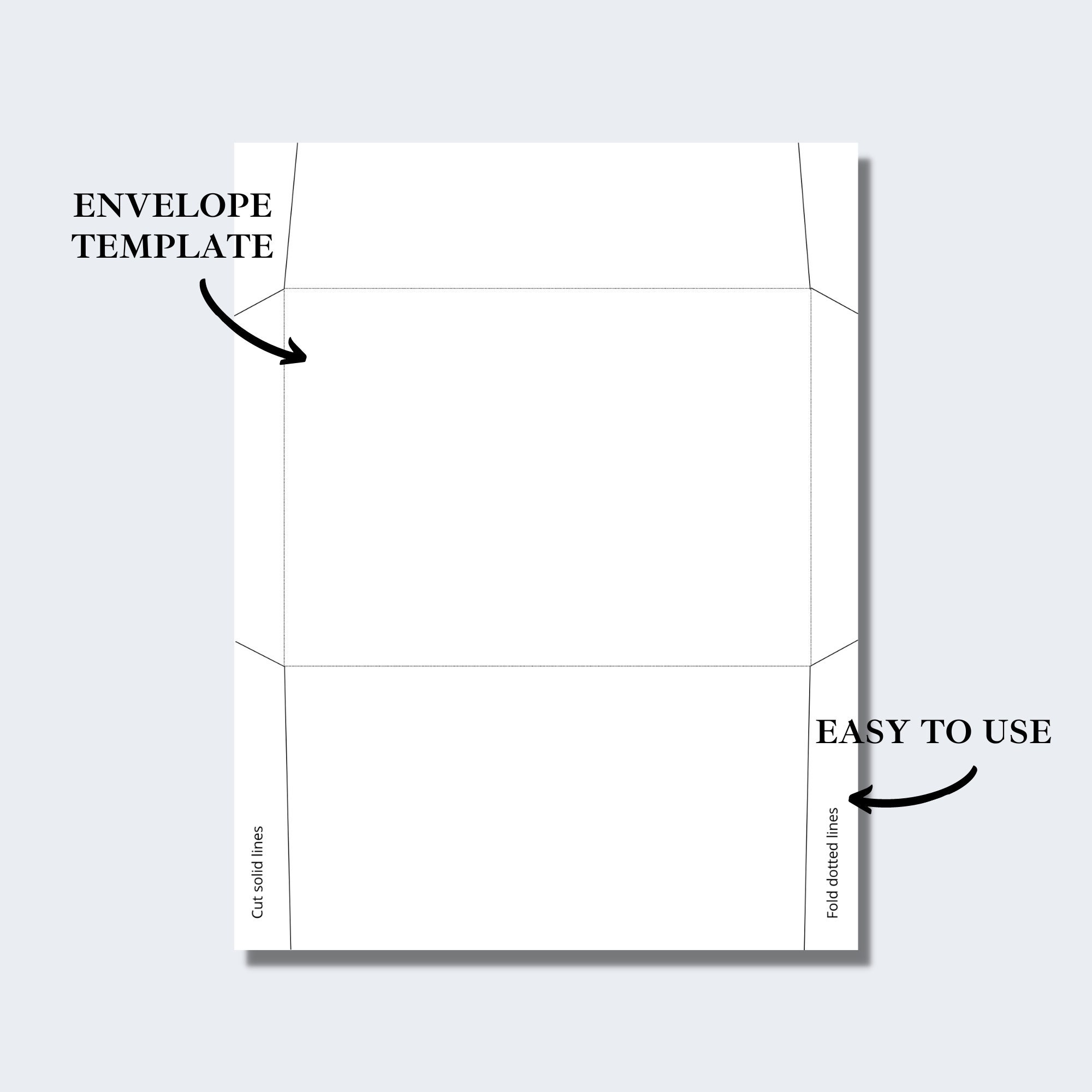 Printable Happy Birthday Card With Envelope Template. Floral - Etsy