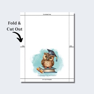Printable Graduation Card. Congratulations. Envelope Template Included ...