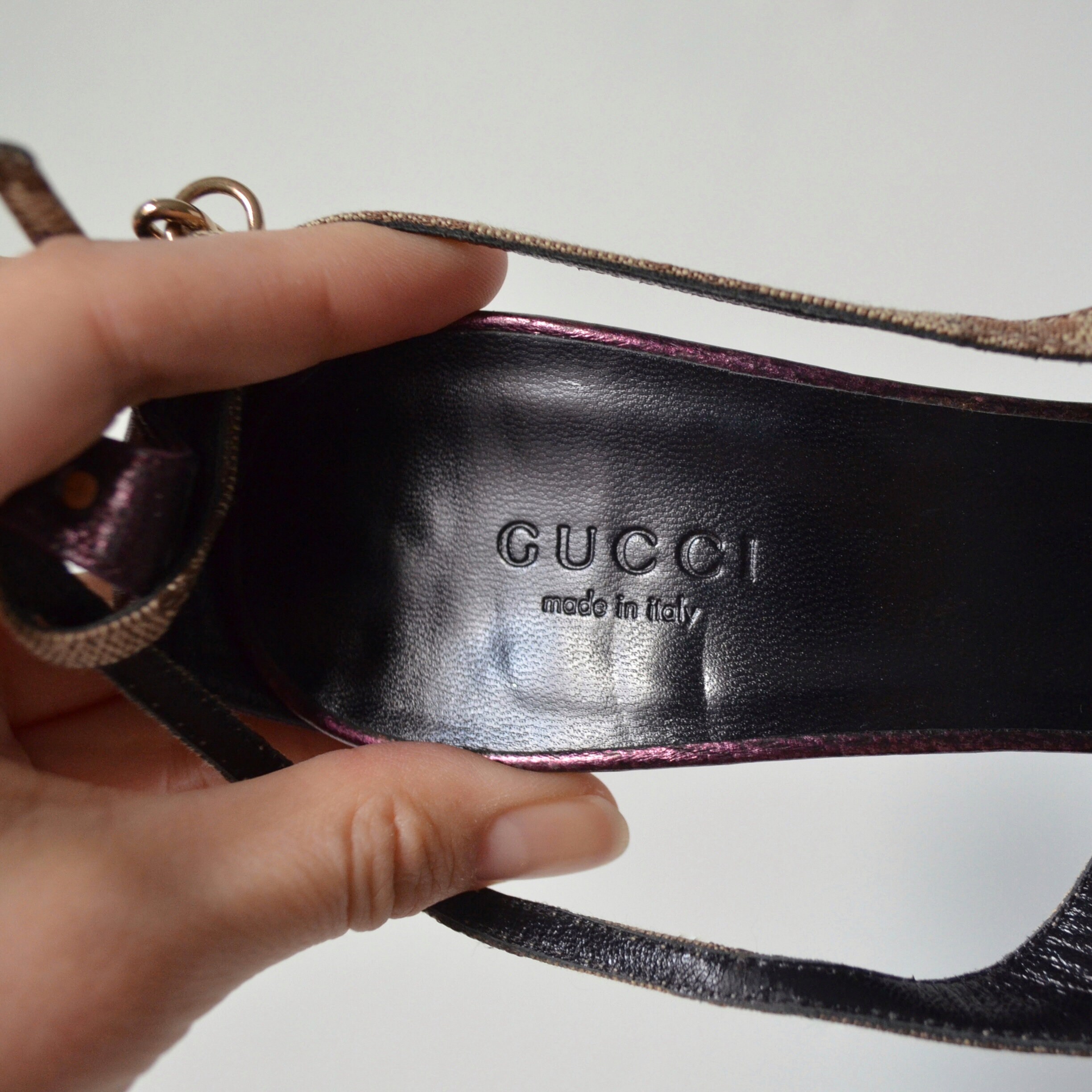 Gucci x Tom Ford vintage heels shoes 90's monogram dragon | Etsy