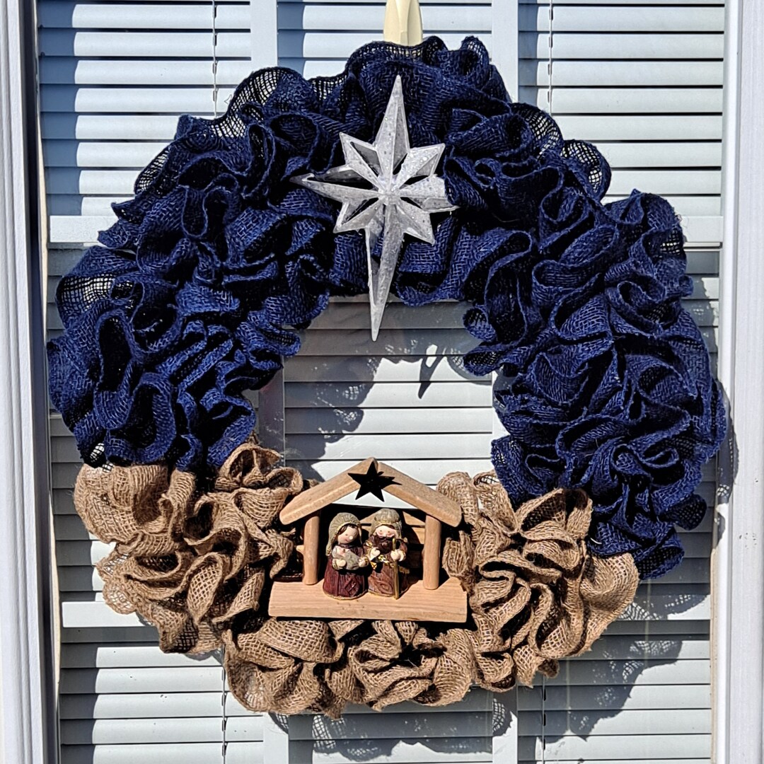 Nativity Wreath - Etsy