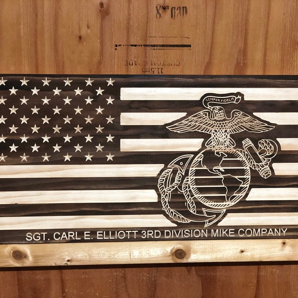 Rustic Air Force Flag - Etsy