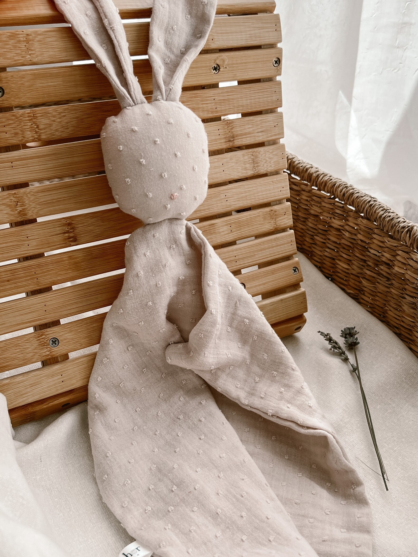 Personalised Baby Comforter Baby Lovey Baby Bunny - Etsy