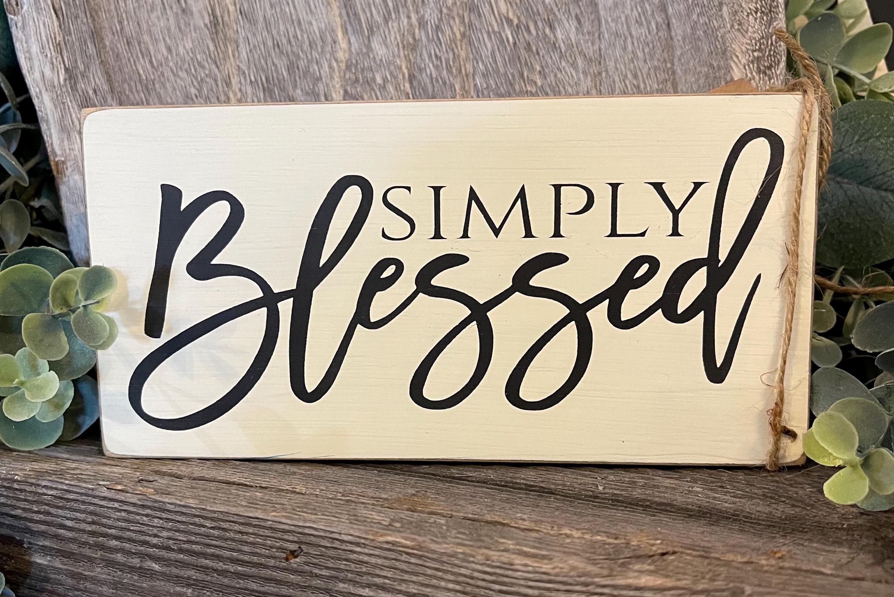 Wood Block Farmhouse Signs! Shelf/free Standing Primitive Signs - Etsy