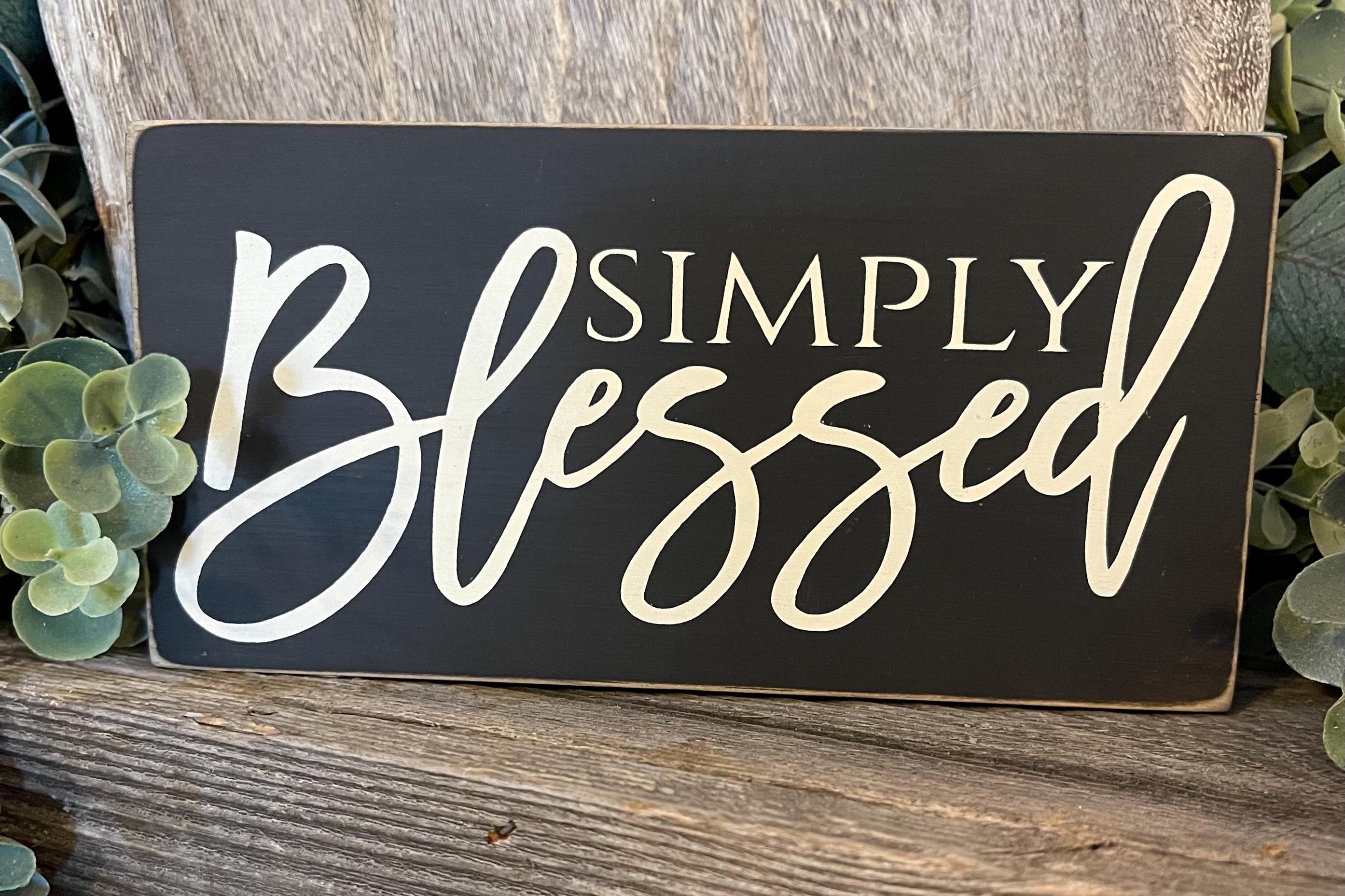 Wood Block Farmhouse Signs! Shelf/free Standing Primitive Signs - Etsy