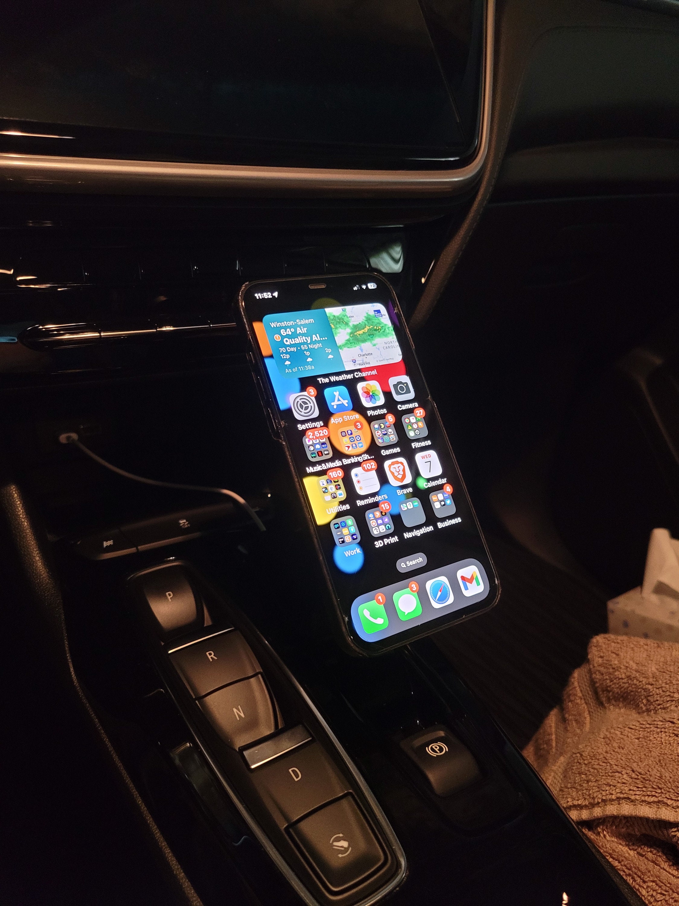 2022-23 Chevy Bolt EV EUV Phone Holder for Wireless Apple Magsafe ...