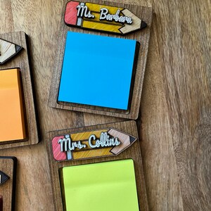 Teacher Sticky Note Holder - Etsy
