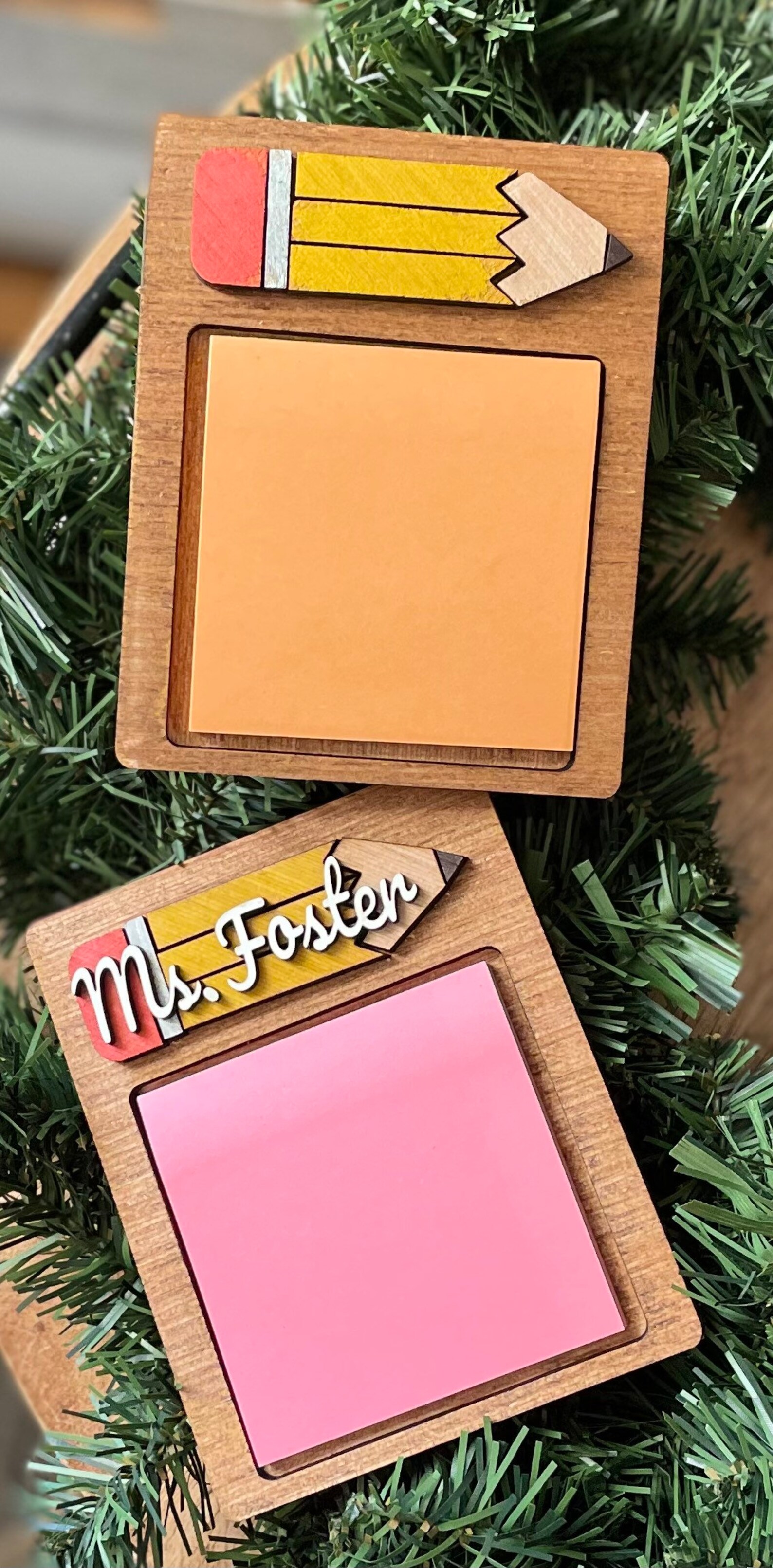 Teacher Sticky Note Holder - Etsy