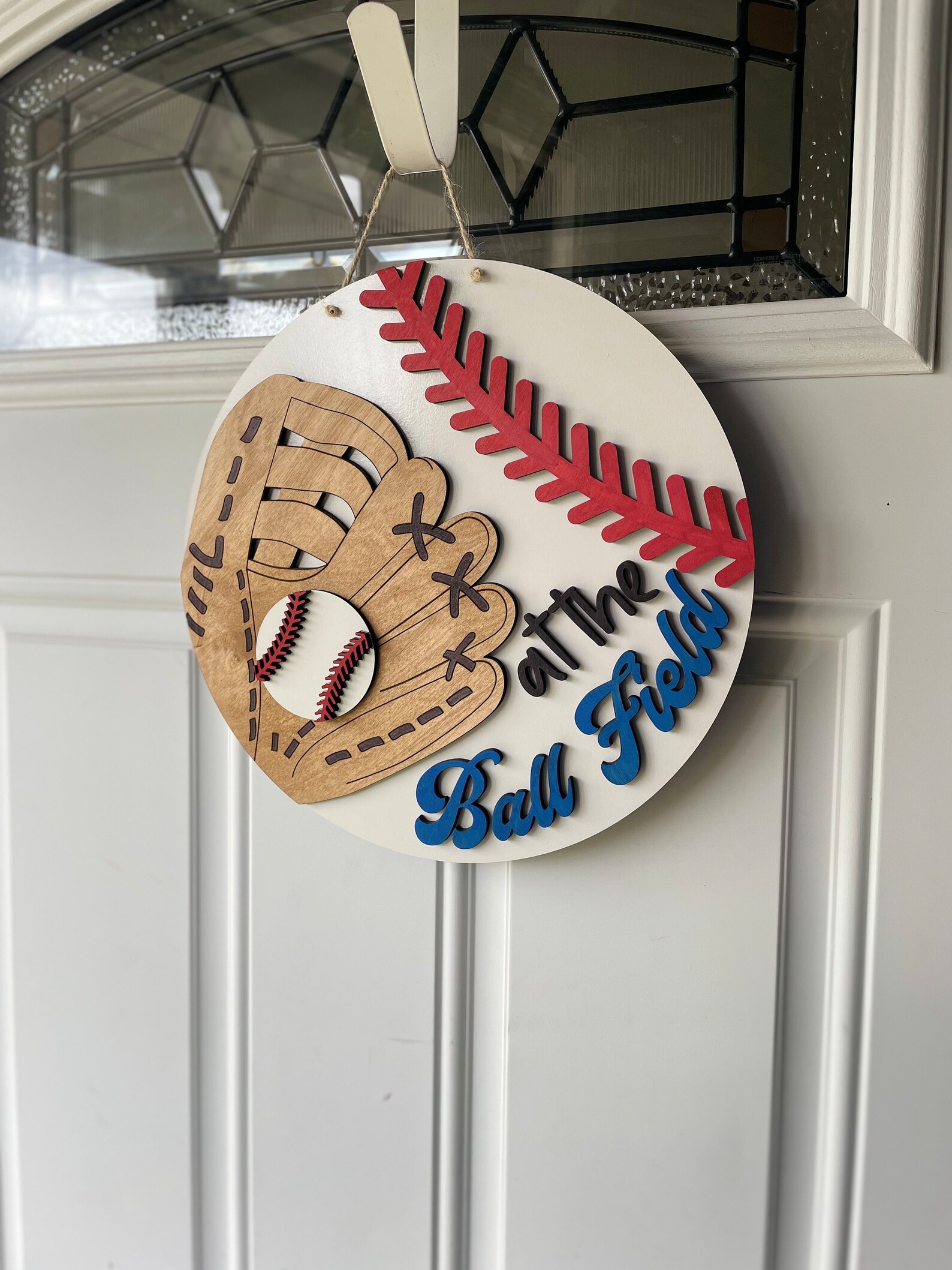 At the Ball Field Sign - Etsy