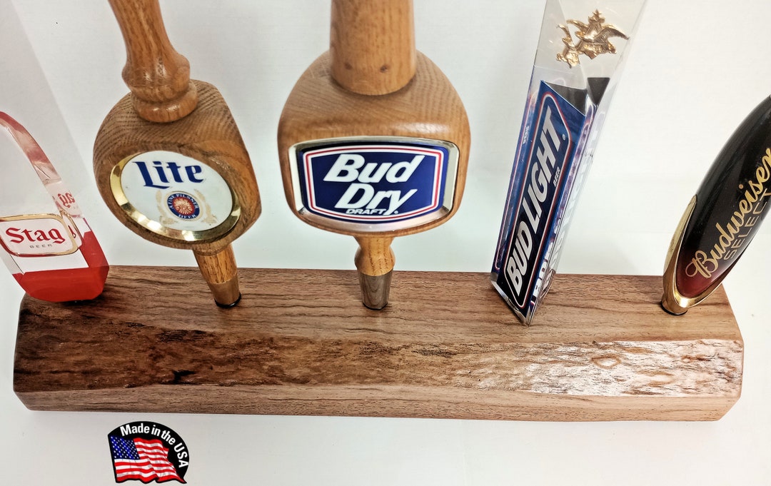 Walnut Live Edge 5 Tap Display Stand Base Holder Handmade Handcrafted ...