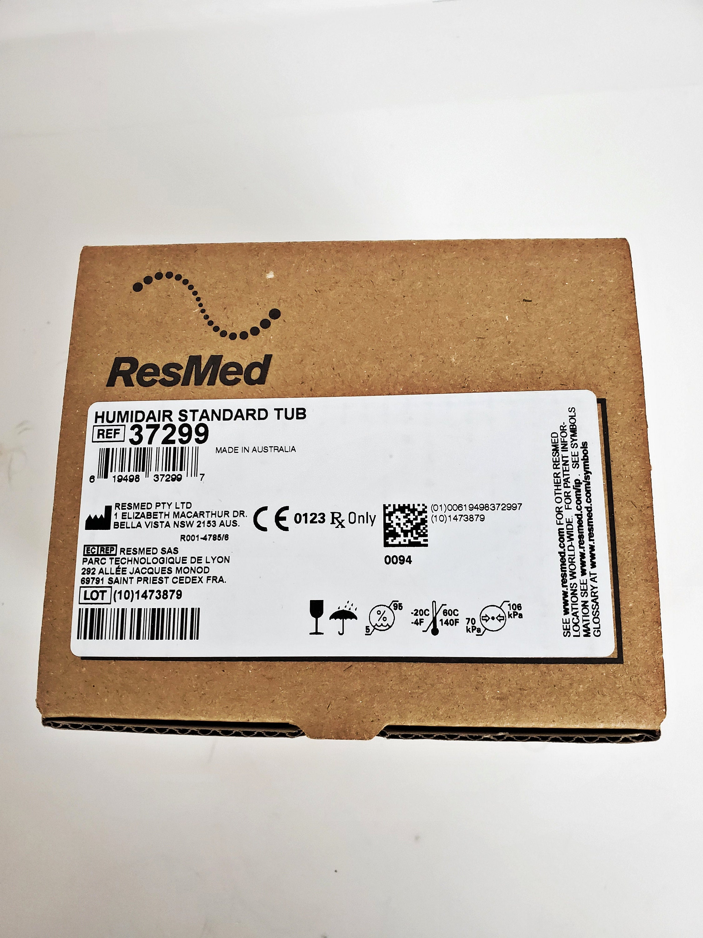 Resmed Humidair Standard Replacement Water Tub for Airsense 10 Cpap ...