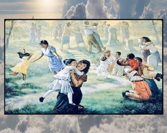 First Moments in Heaven Painting - Etsy