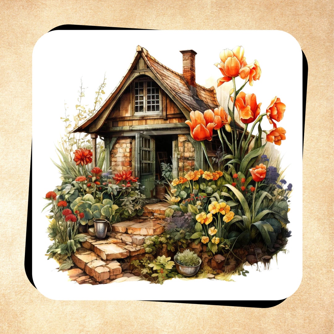 Rustic Country Cottage Magnet - Etsy