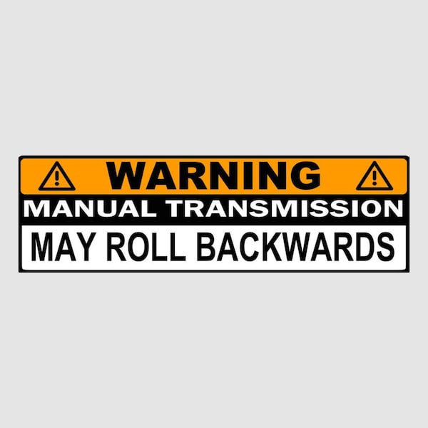 Manual Transmission Decal - Etsy