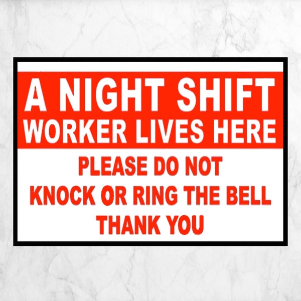 Night Shift Worker - Etsy