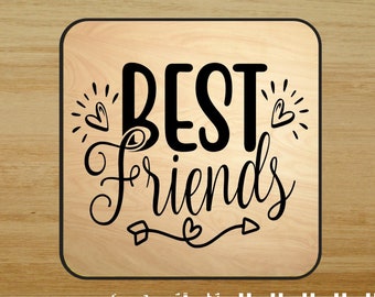 Best Friends Magnet | Etsy