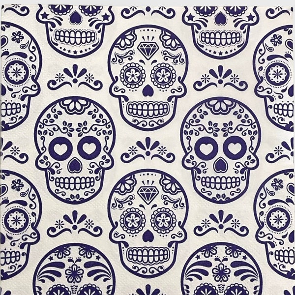 Skull Decoupage - Etsy