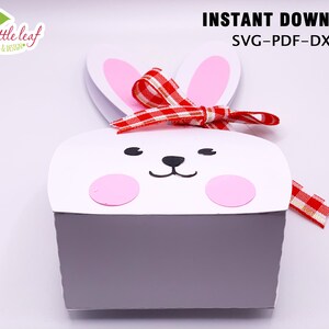Bunny Box Template, Easter Box Gift, Easter Box Cut Files, SVG DXF PDF ...
