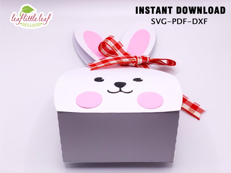 Bunny Box Template Easter Box Gift Easter Box Cut Files SVG | Etsy