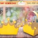 Princess Crown Treat Box Template, Crown Treat Box, Crown Gift Box ...