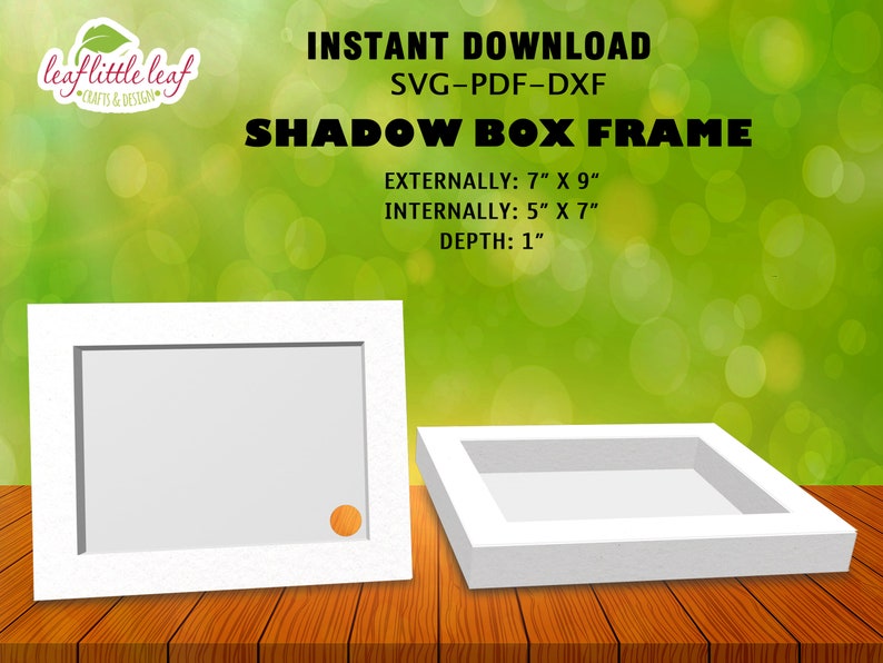 Bundle Shadow Box 5x7 Frame SVG Template 3D Shadow Box - Etsy