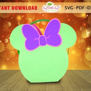 Mickey Box Template, Mickey Treat Box, Mickey Template, Valentine ...