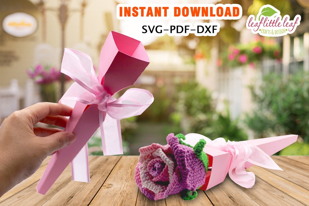 Flower Package Template, Flower Package Gift, Valentine Package Gift ...