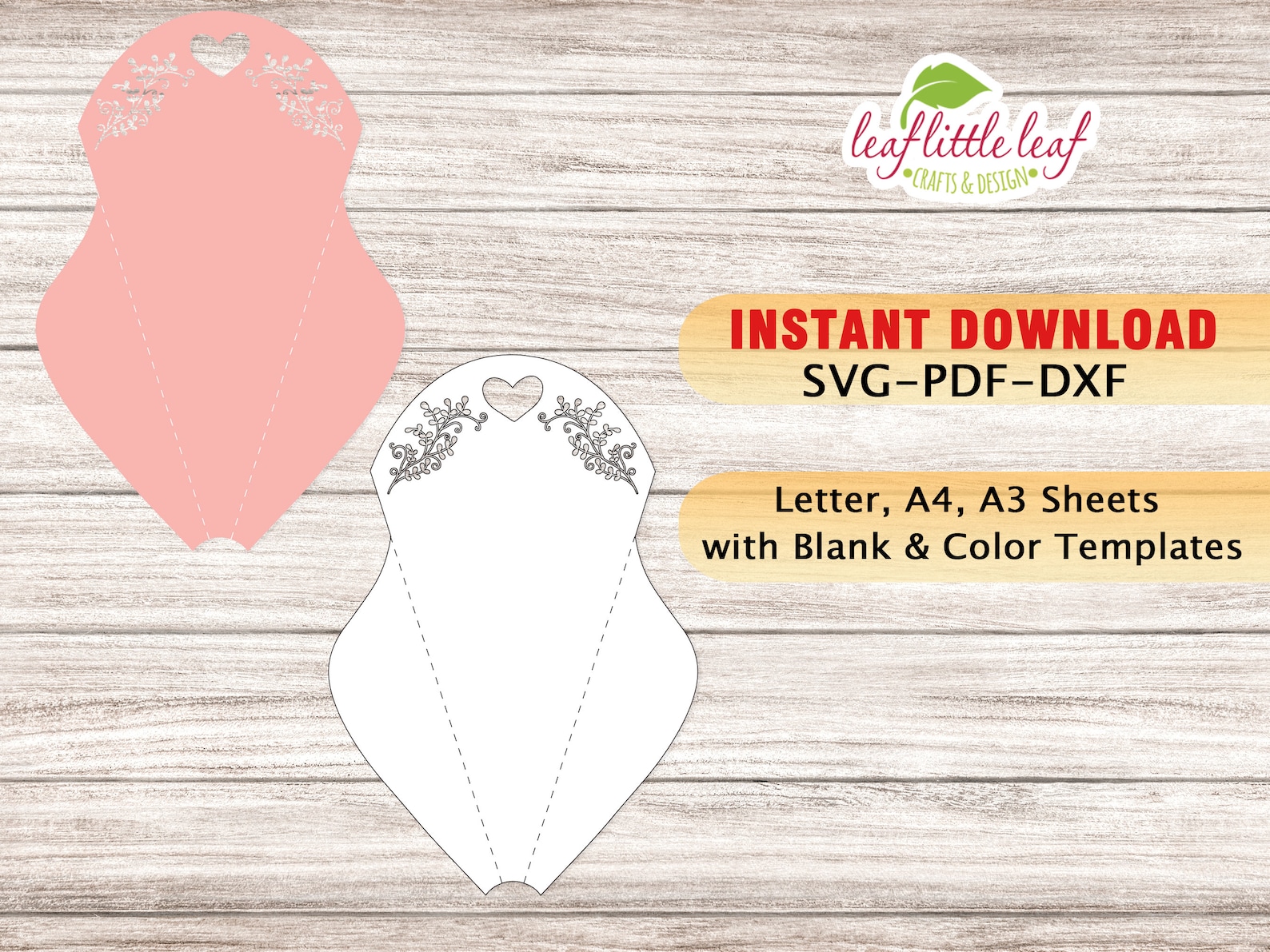 Flower Bouquet Packaging Template, Flower Bouquet Package Gift ...